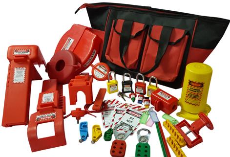 Mechanical Valve and Electrical Lockout Kit - Large - Safety Gear